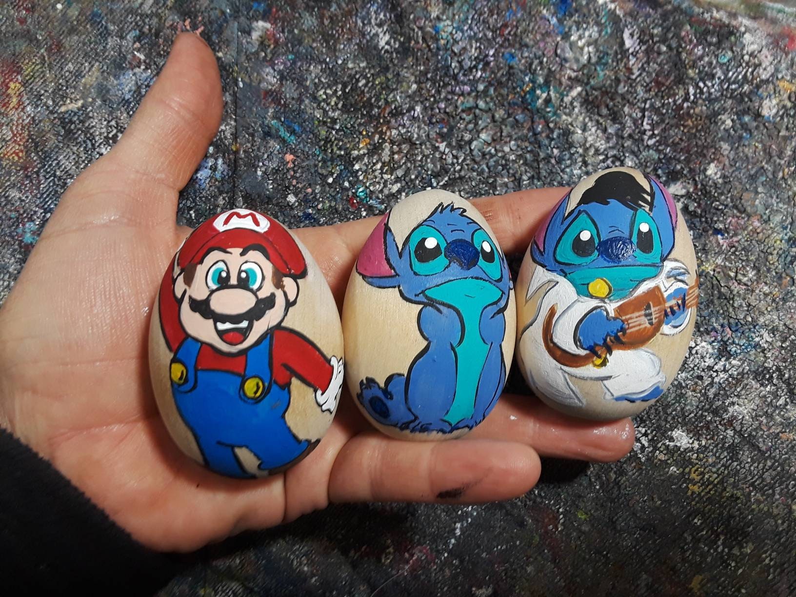 personalized easter egg handpainted custom easter egg wooden eggs p Sudie s Corner