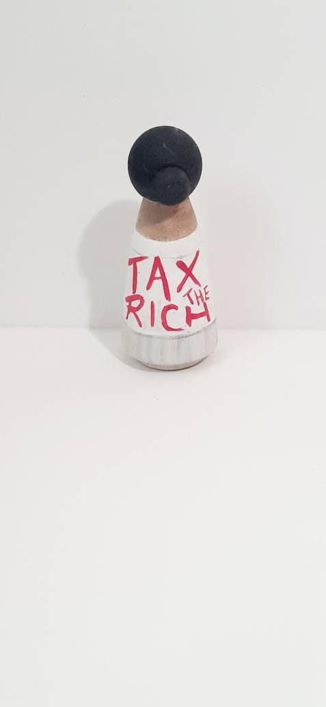 AOC peg doll, Alexandria Ocasio-Cortez - Sudie's Corner